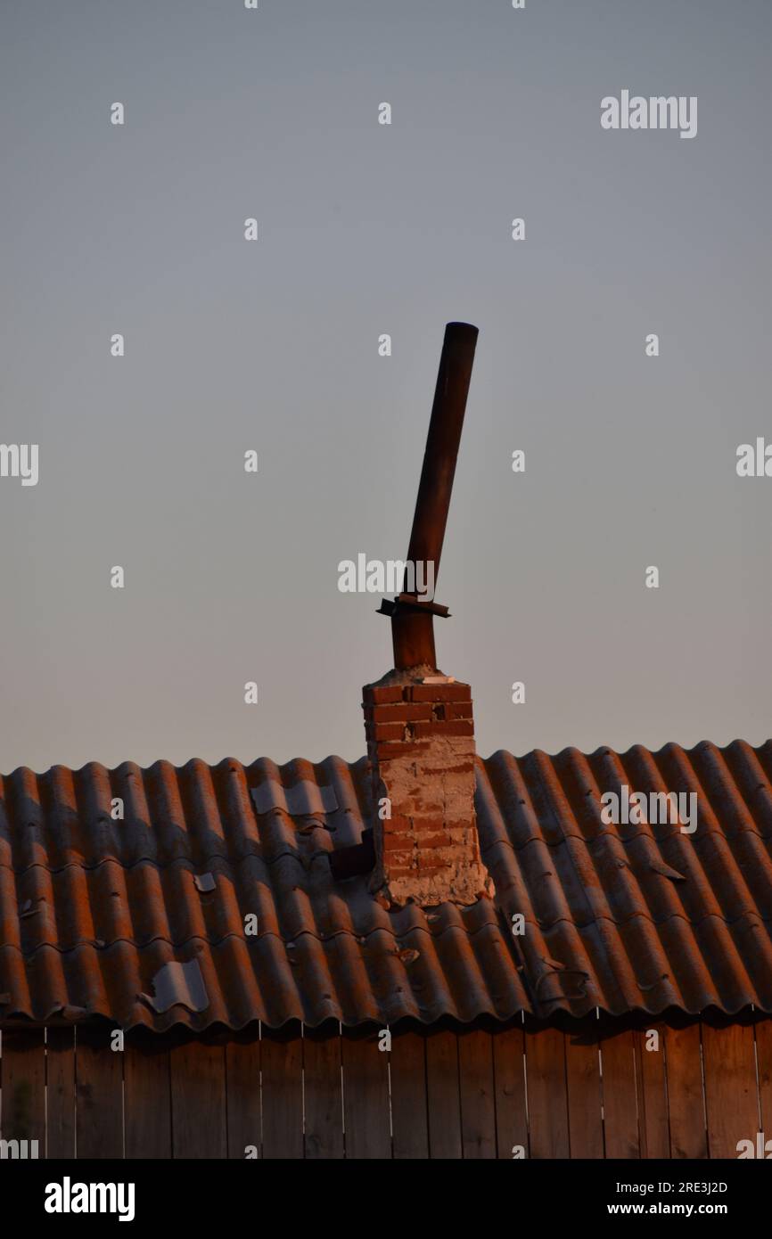 Cartoon power plant building chimney hi-res stock photography and ...