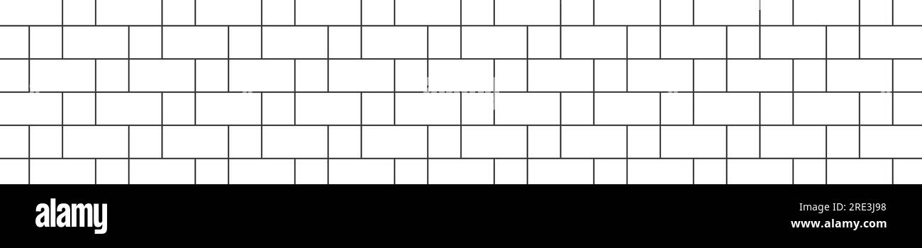 Cobblestone tile seamless pattern. Pavement surface. Rectangle and ...