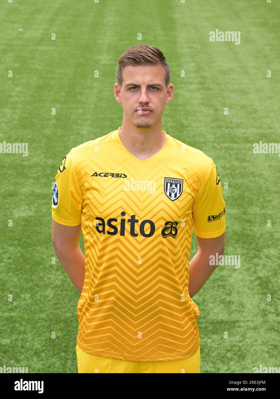 ALMELO - Michael Brouwer during the Photo Press Day of Heracles Almelo ...