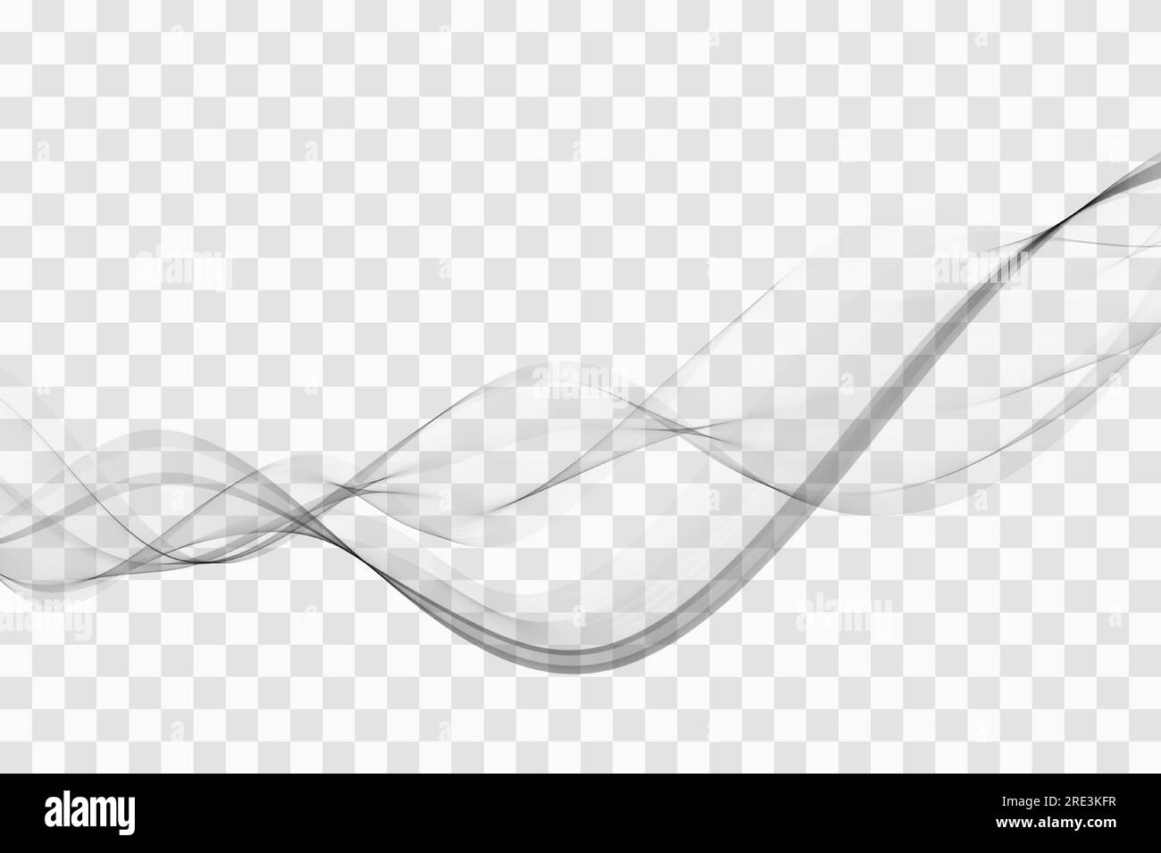 Gray wavy flow, abstract wave background Stock Vector Image & Art - Alamy
