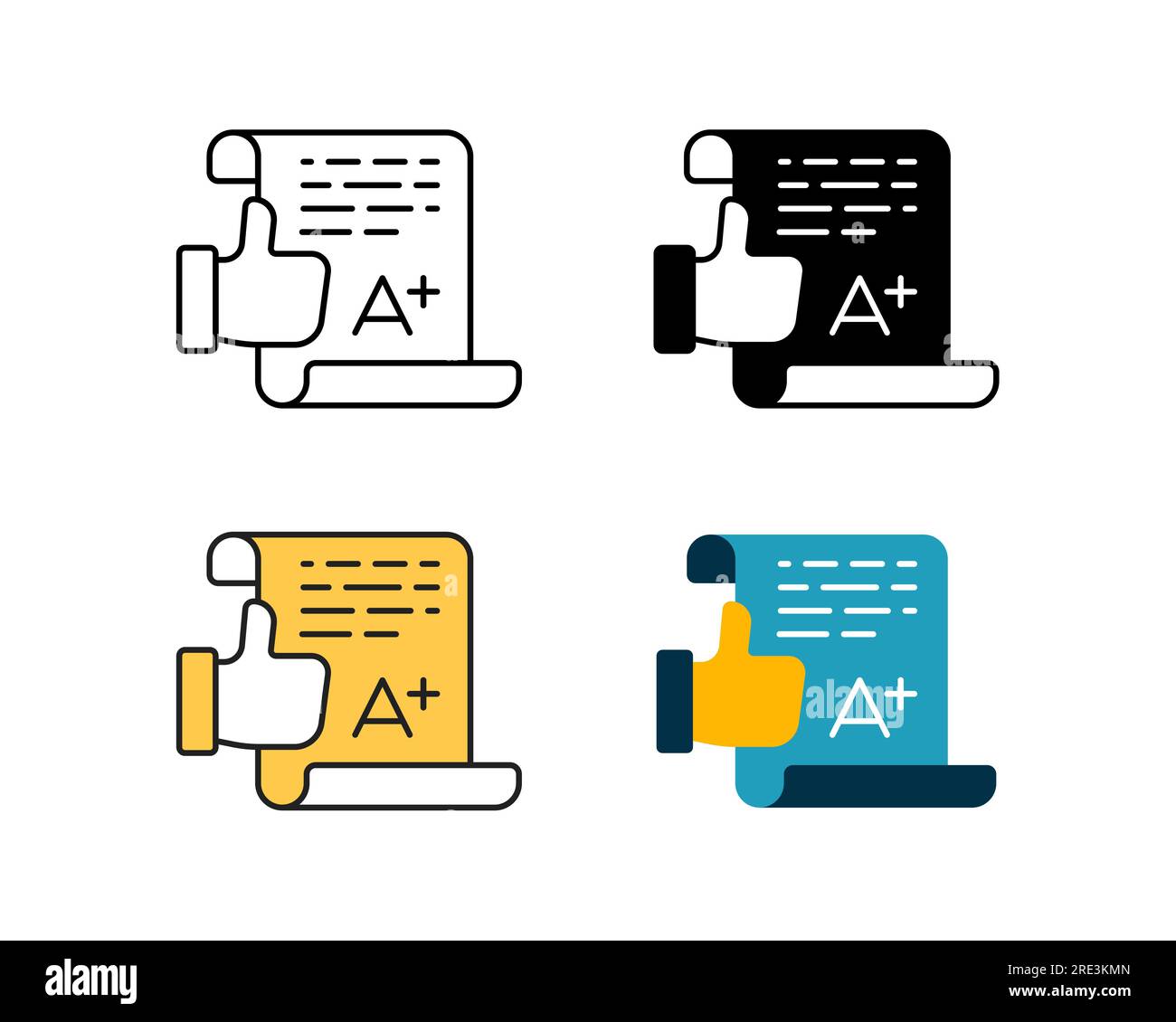Evaluation student Stock Vector Images - Alamy