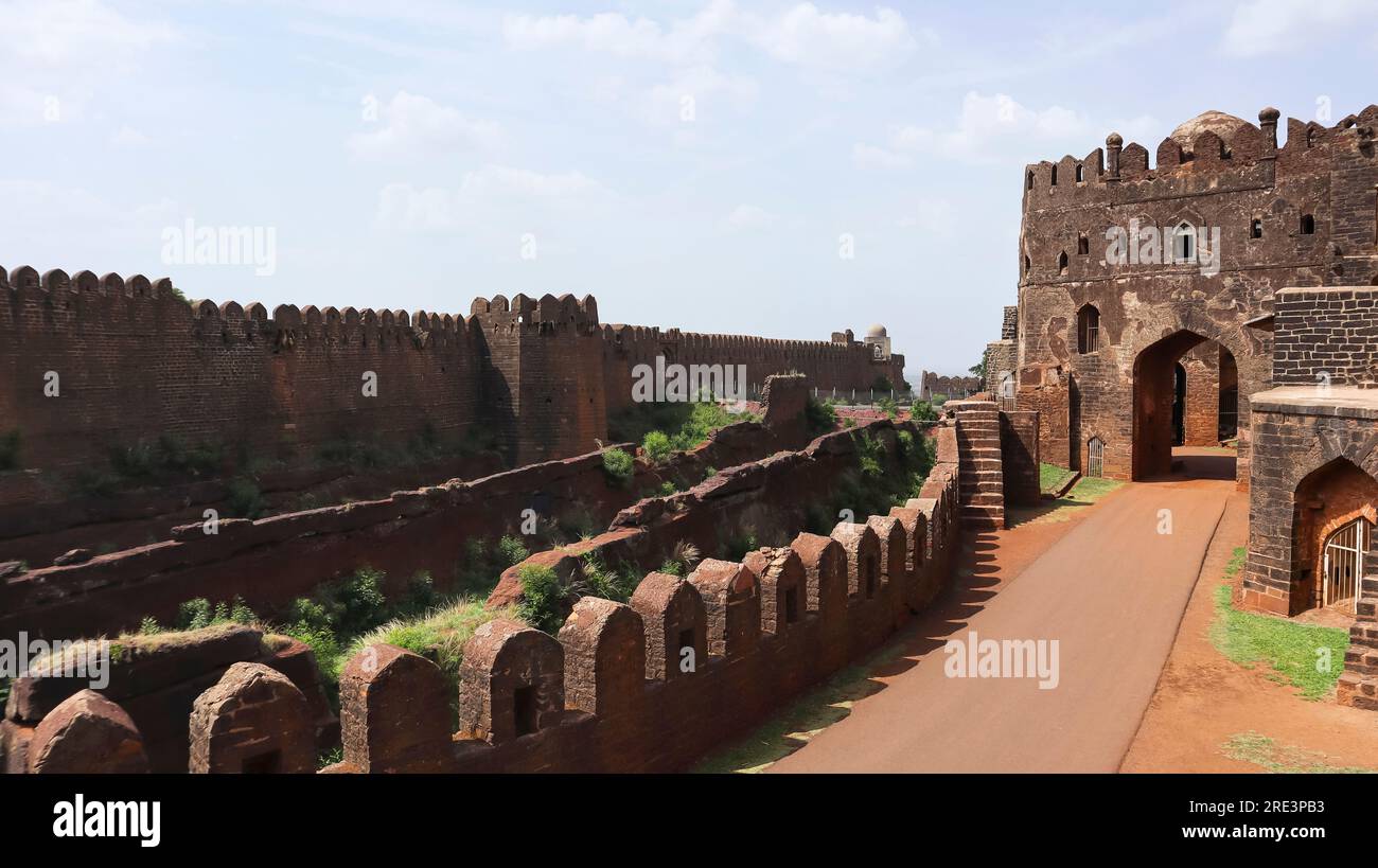 Front Ruin Fortress of Bidar Fort, Karnataka, India Stock Photo - Alamy