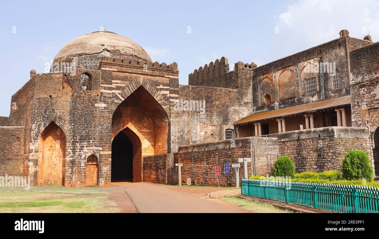 Main Entrance For the Fortress of Bidar Fort, Bidar, Karnataka, India ...