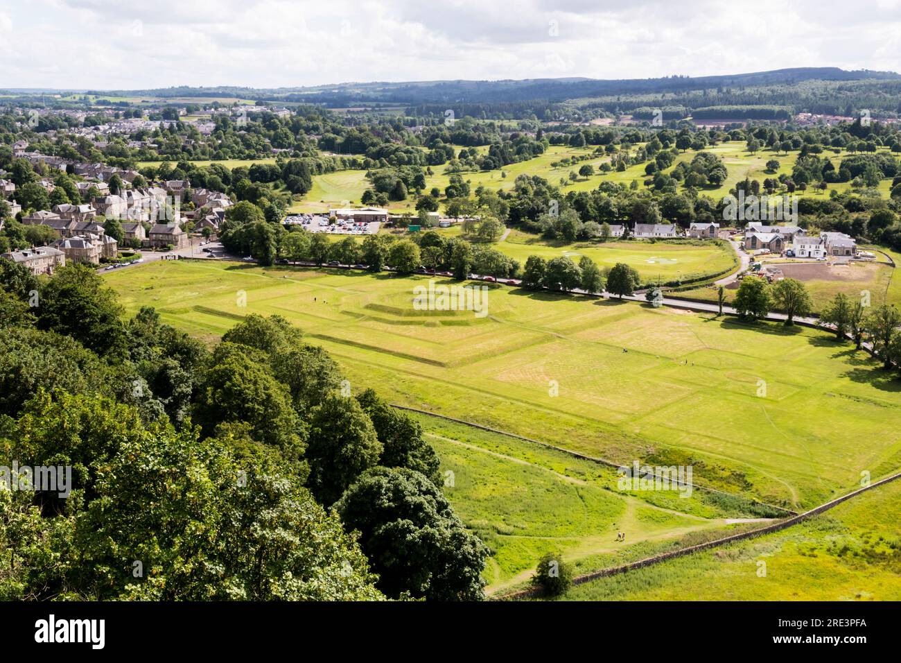 The King's Knot pleasure grounds below Stirling Castle are thought to ...