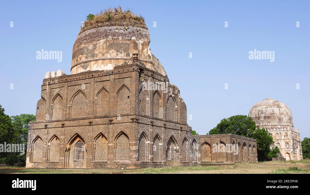View of Partially Collapsed Tomb of Sultan Humayun Shah in Foreground ...