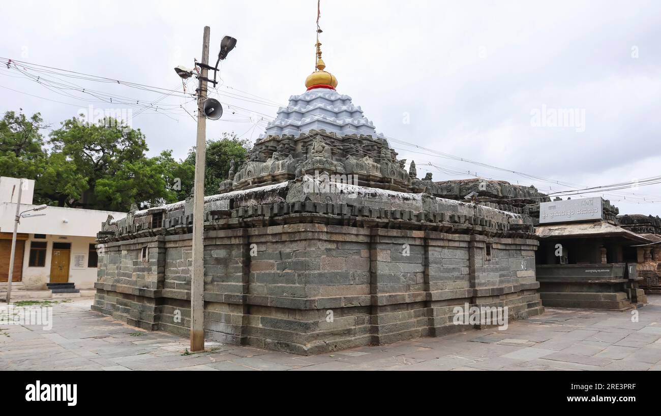 Rear View of Shri Trimukteshwar Swami Temple, Gadag, Hubli, Karnataka ...