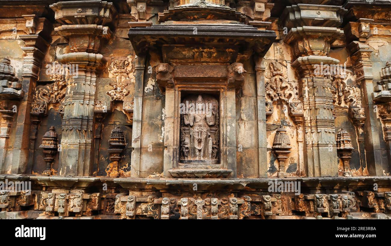 Broken Carving Sculpture of Lord Vishnu at Backside of Sri ...