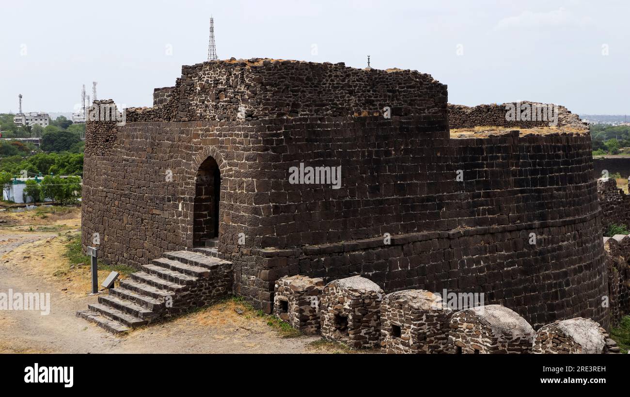 Ruined Fortress and Watch Tower of Gulbarga Fort, Kalaburgi, Karnataka ...