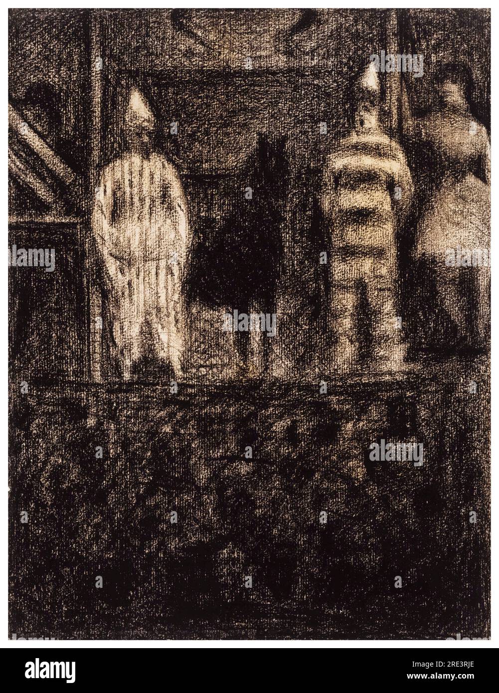 Georges Seurat Drawing Technique