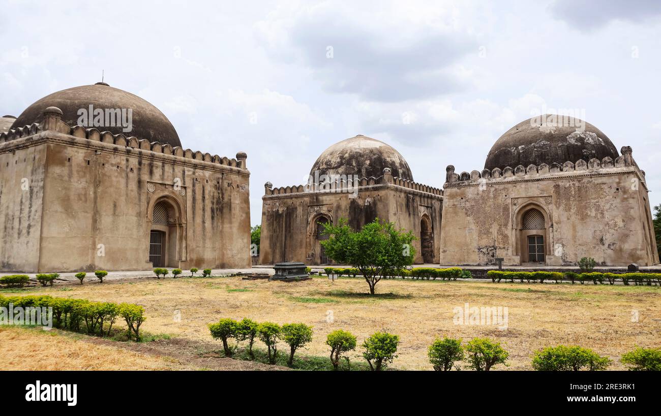 View of Group of Tombs in the Campus of Haft Ghumbad, Kalaburgi ...