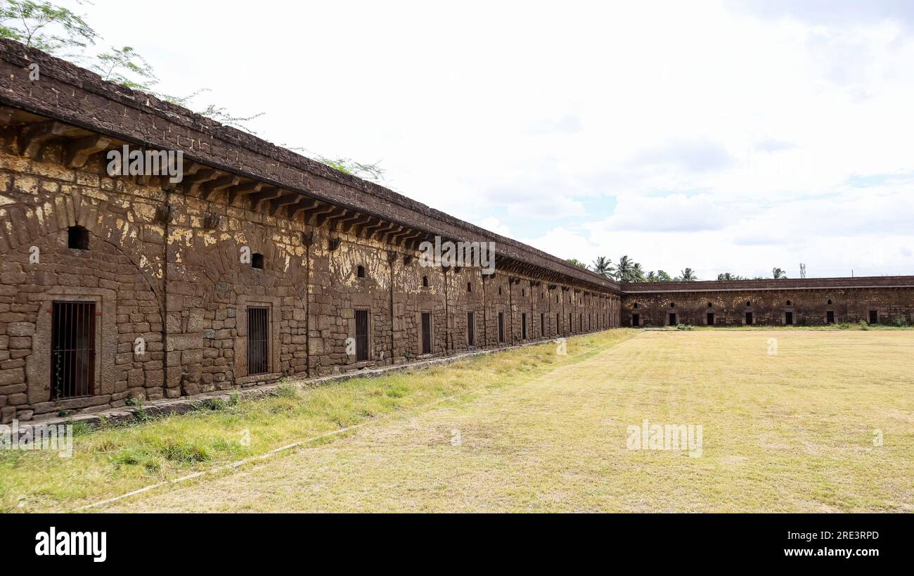 Compound Wall and Small Rooms Around the Wall of Ibrahim Roza ...