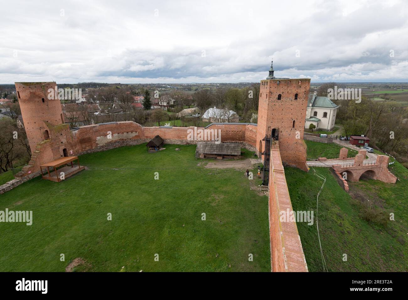 Poland czersk castle ruins hi-res stock photography and images - Alamy