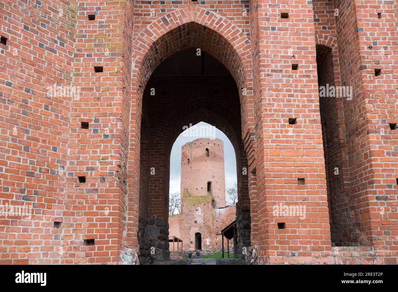 Gothic ducal castle built by the Masovian princes in XIV to XV century ...