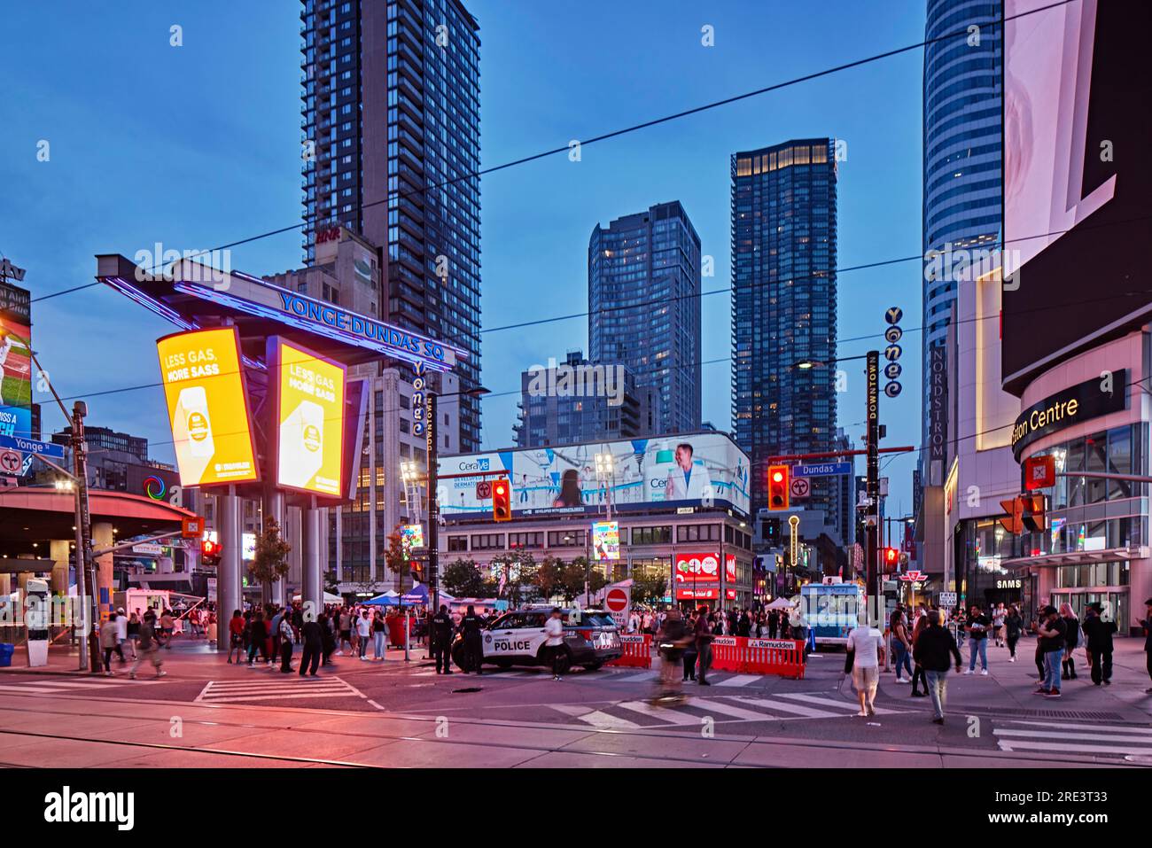 Toronto streetcar advertising hi-res stock photography and images - Alamy