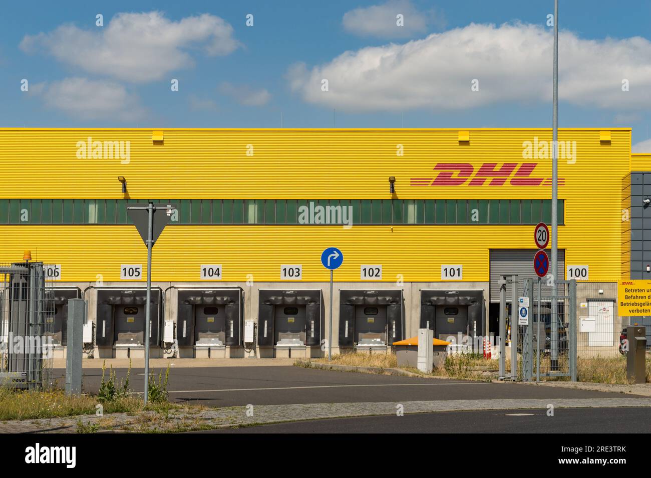 DHL mechanisierte Zustellbasis (mechanical distribution center ...