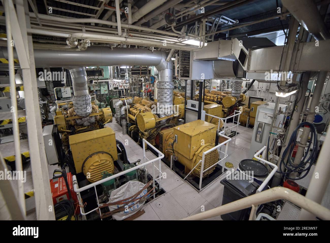 Ship engine control room hi-res stock photography and images - Alamy