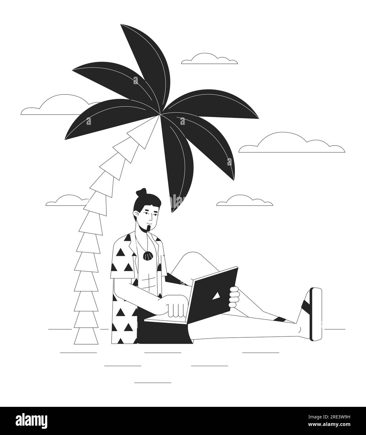 Programmer worker black icon animation hi-res stock photography and ...