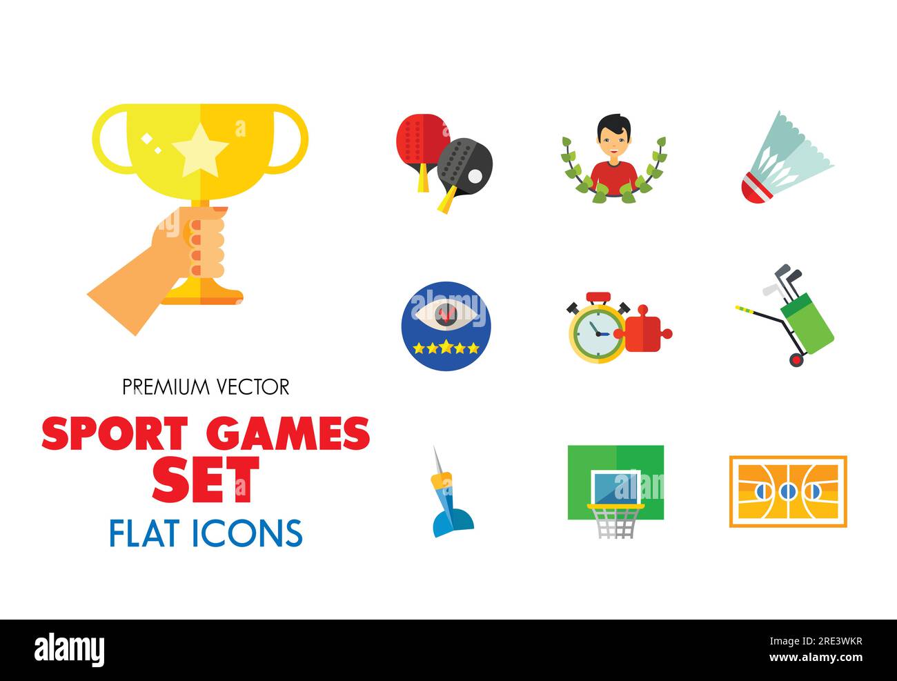 Sport Games Icon Set Stock Vector Image & Art - Alamy