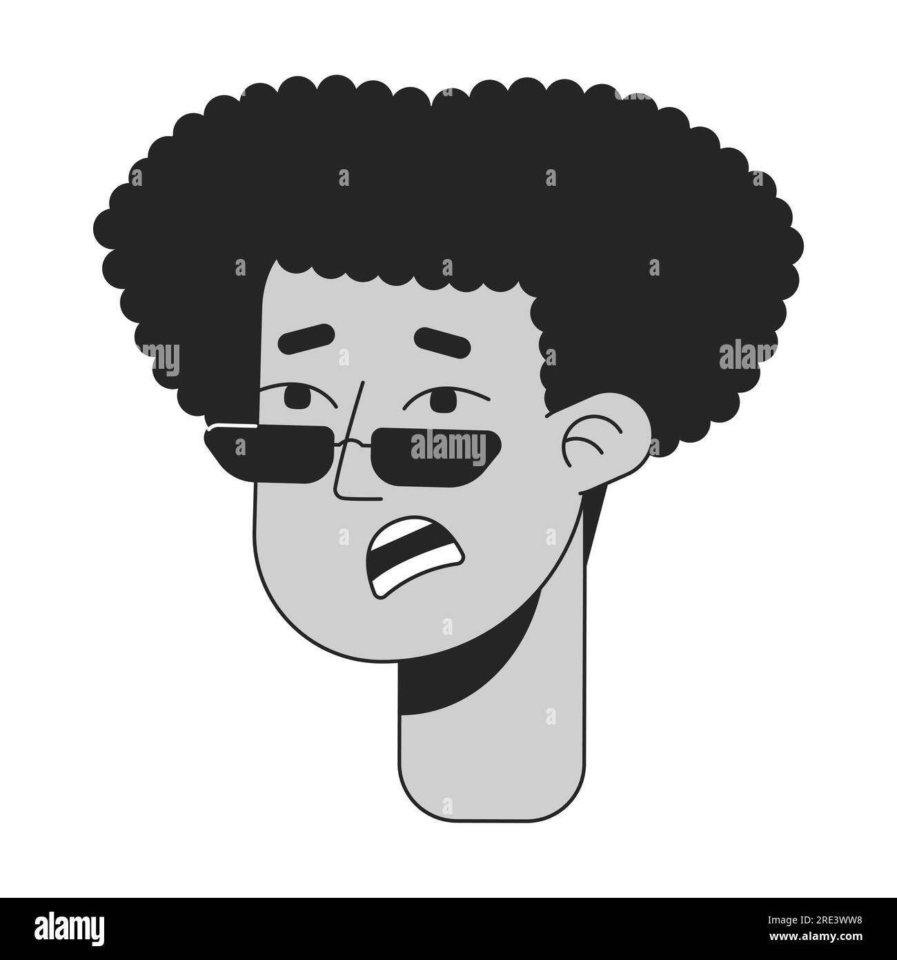 Young hispanic man shocked expression Cut Out Stock Images & Pictures ...