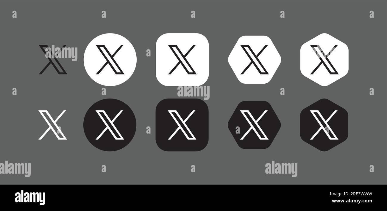 Black Round Twitter Icon