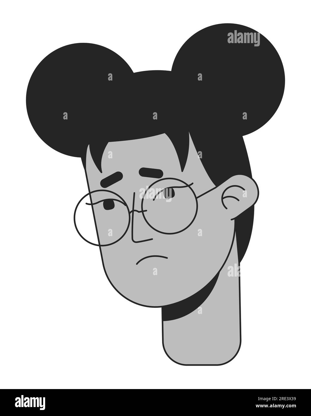 Animation african american woman in Cut Out Stock Images & Pictures - Alamy