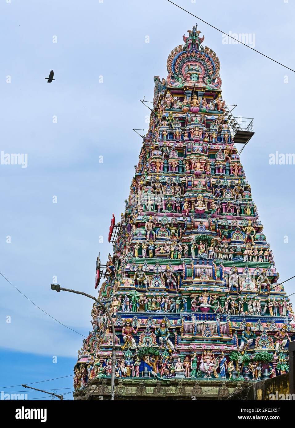 The Gateway Tower of Kapaleeshwarar Temple in Mylapore, Chennai, India Stock Photo - Alamy