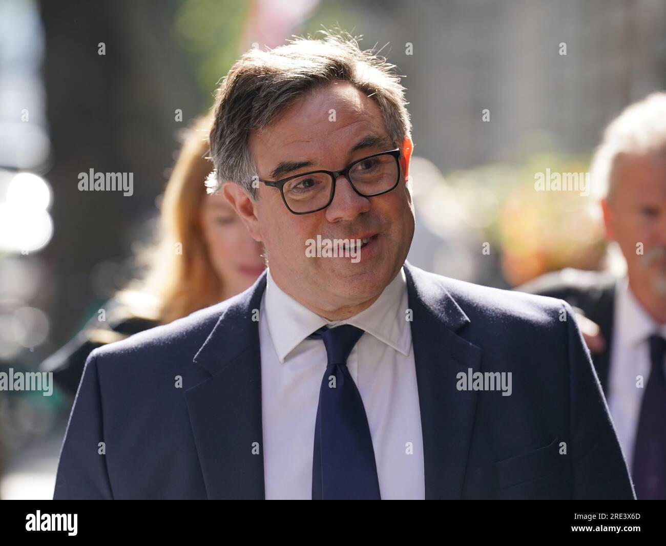 Paymaster General Jeremy Quin arriving at 8 Northumberland Avenue in ...