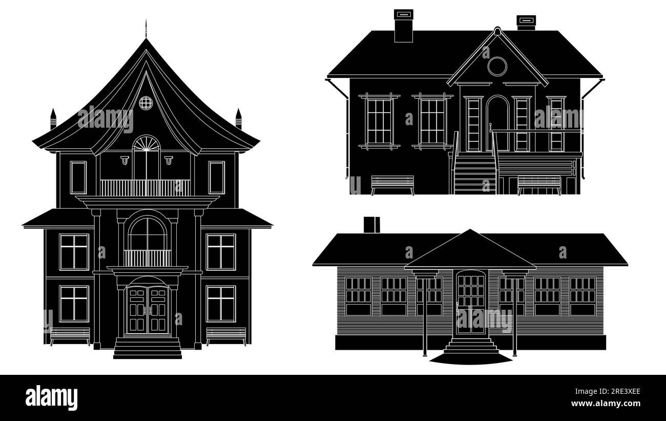 Victorian House Silhouette