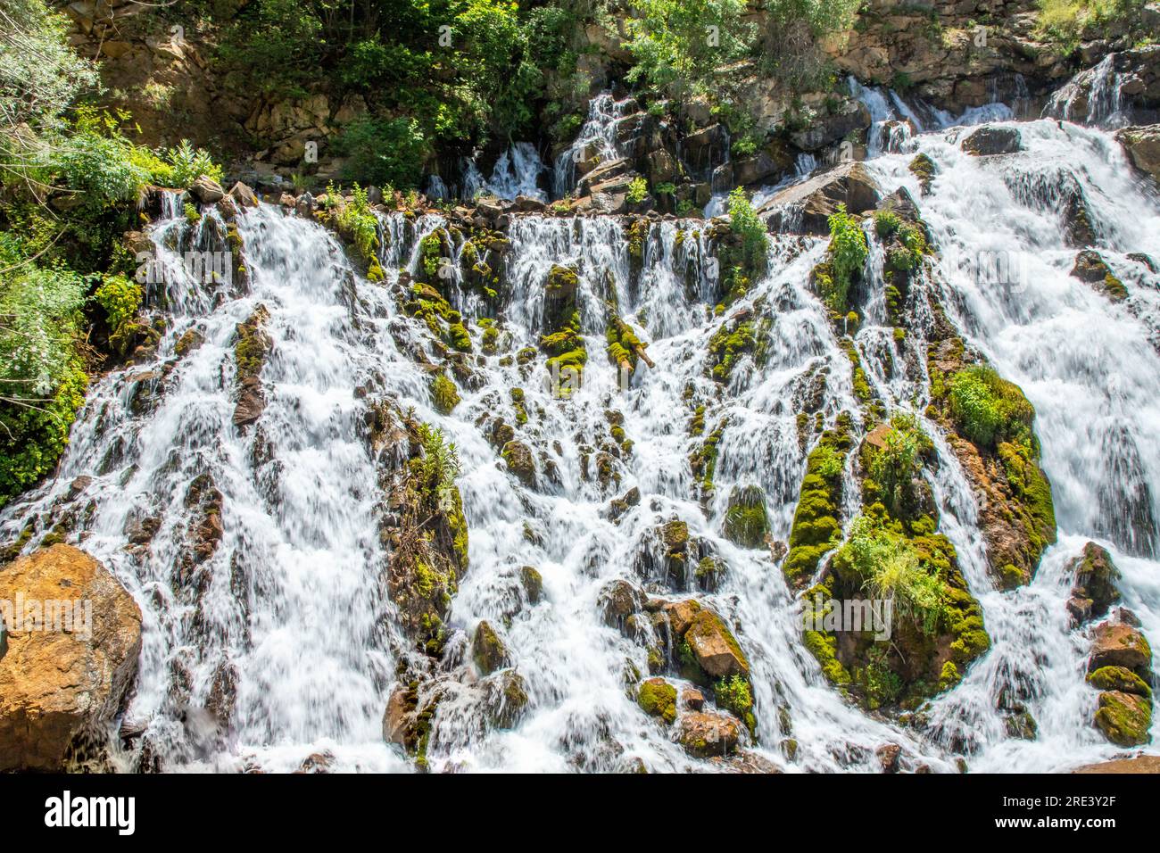 Tomara Waterfall National Nature Park in Siran district, Gumushane ...