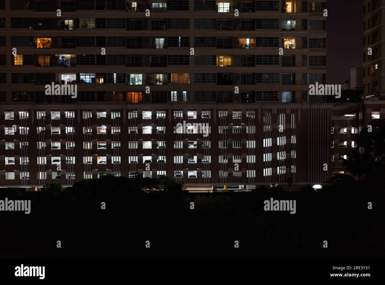 light from a building Stock Photo - Alamy