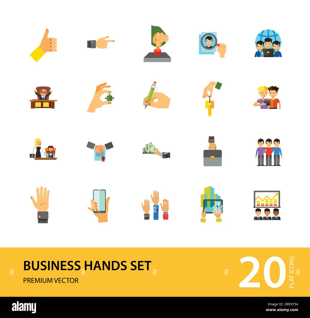 Hands locking Stock Vector Images - Alamy