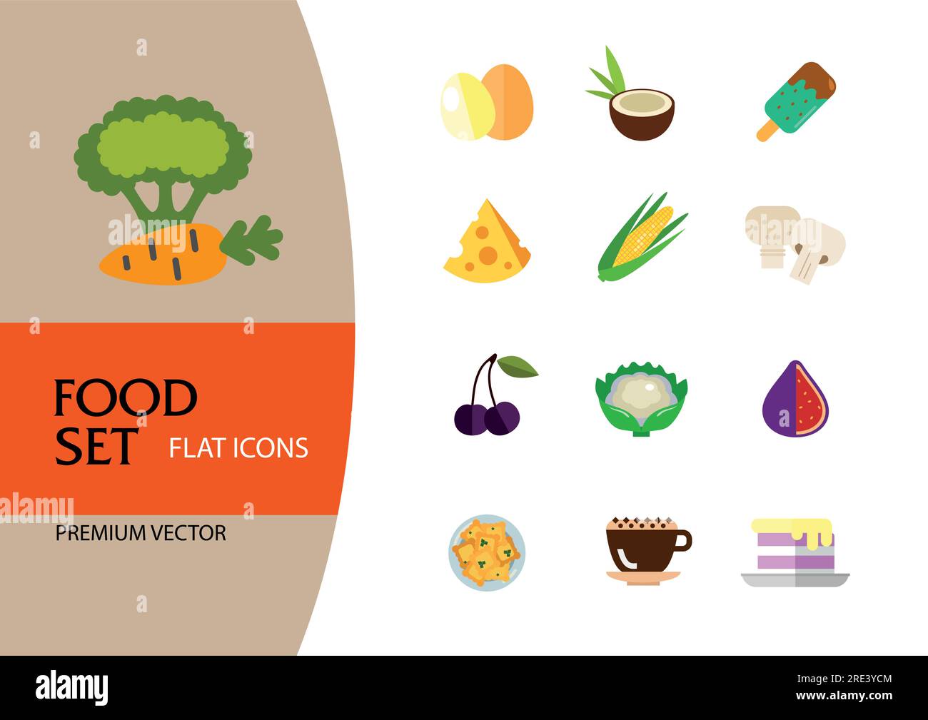 Cauliflower cheese meal Stock Vector Images - Alamy