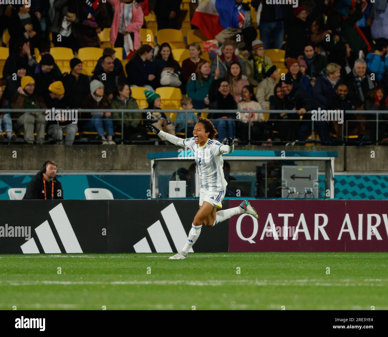 Wellington, New Zealand. 25th July, 2023. Philippines goal scorer ...
