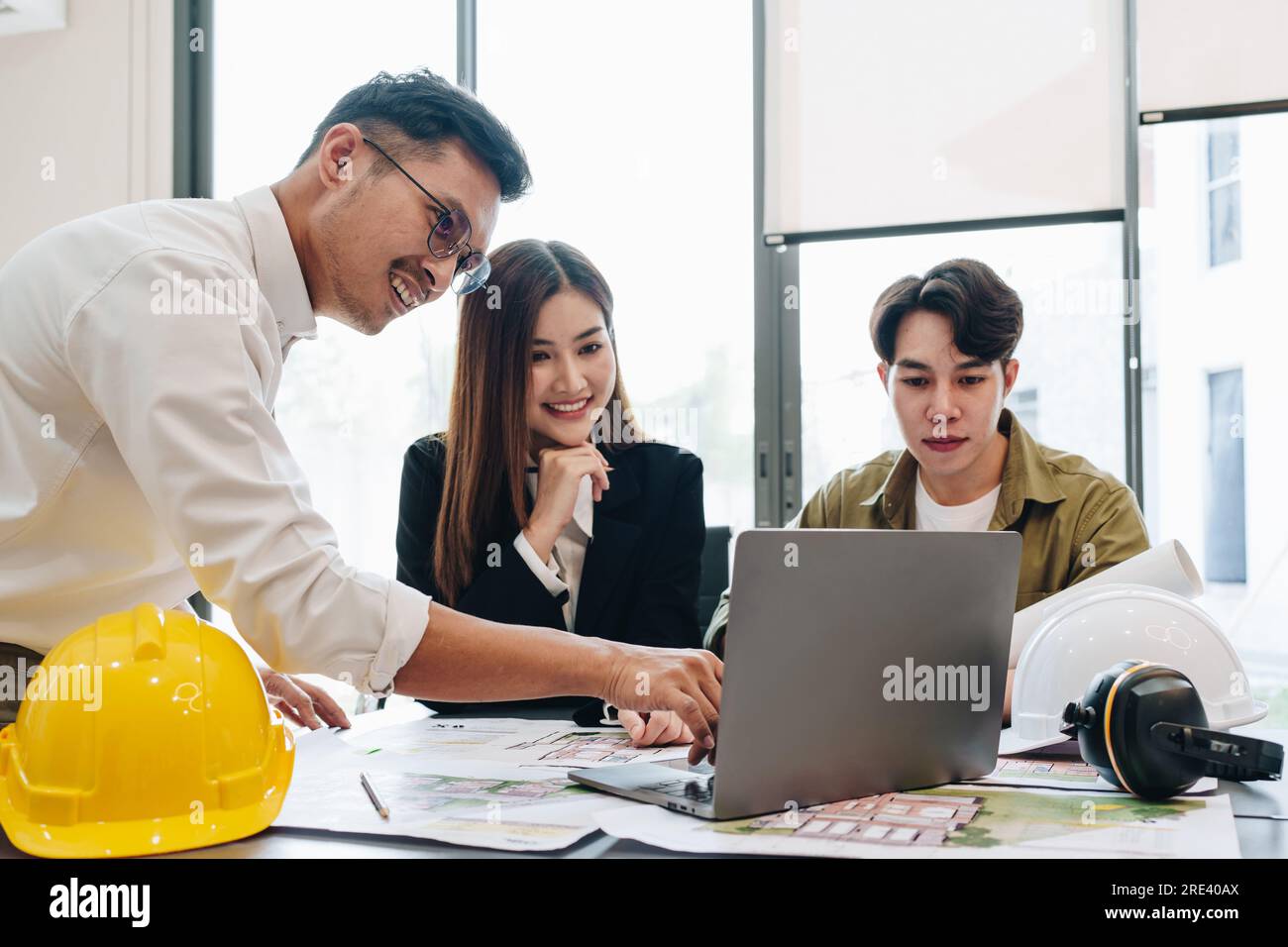 Engineers, designers and interior designers are finalizing the design ...