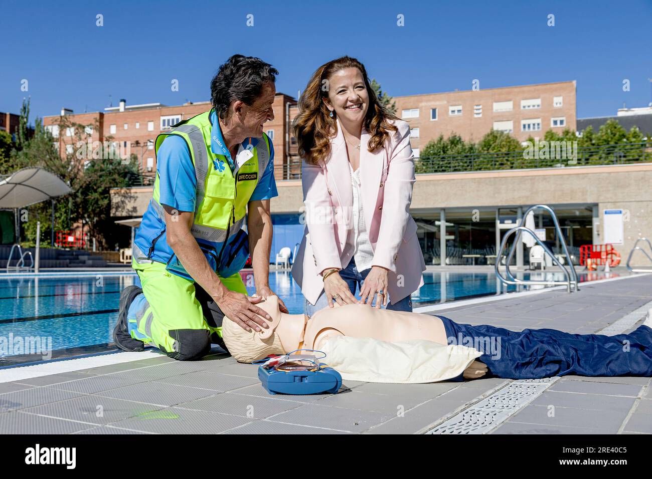 The Regional Minister of Health of the Community of Madrid, Fátima ...