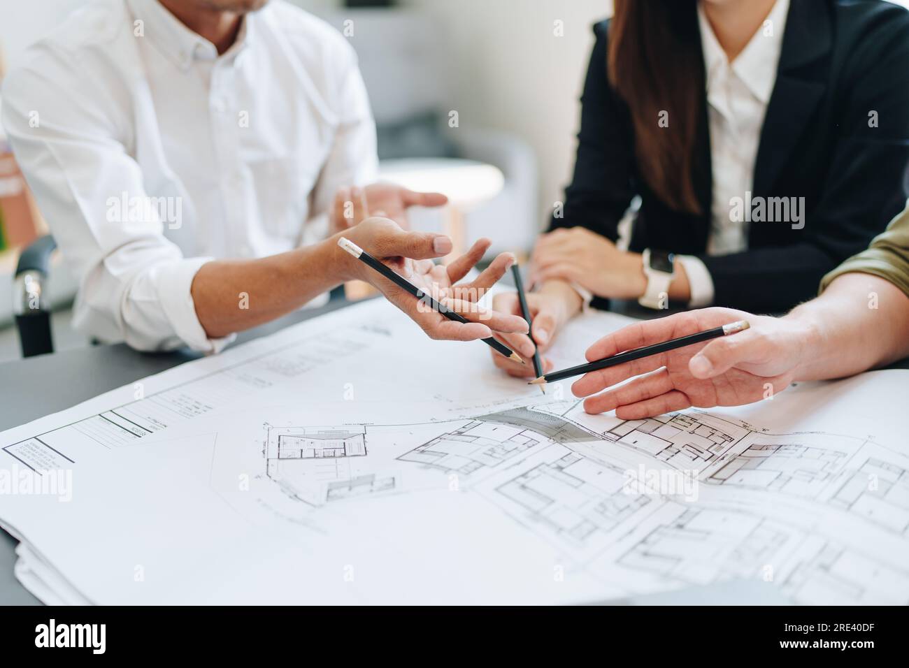 Engineers, designers and interior designers are finalizing the design ...