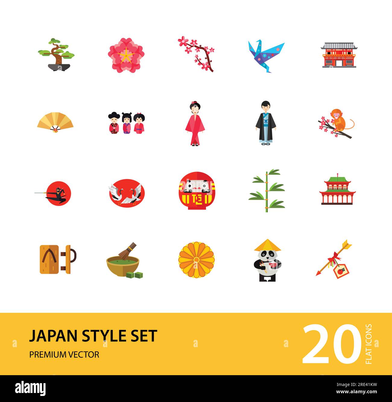 Traditional japanese footwear Stock Vector Images - Alamy