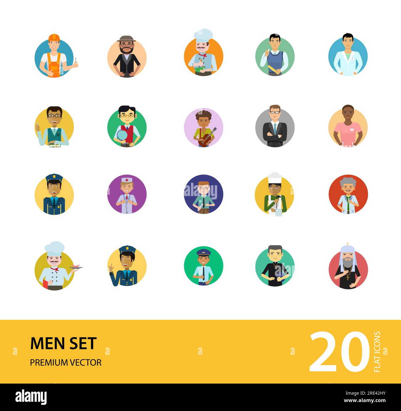 Group of orthodox jewish men Stock Vector Images - Alamy