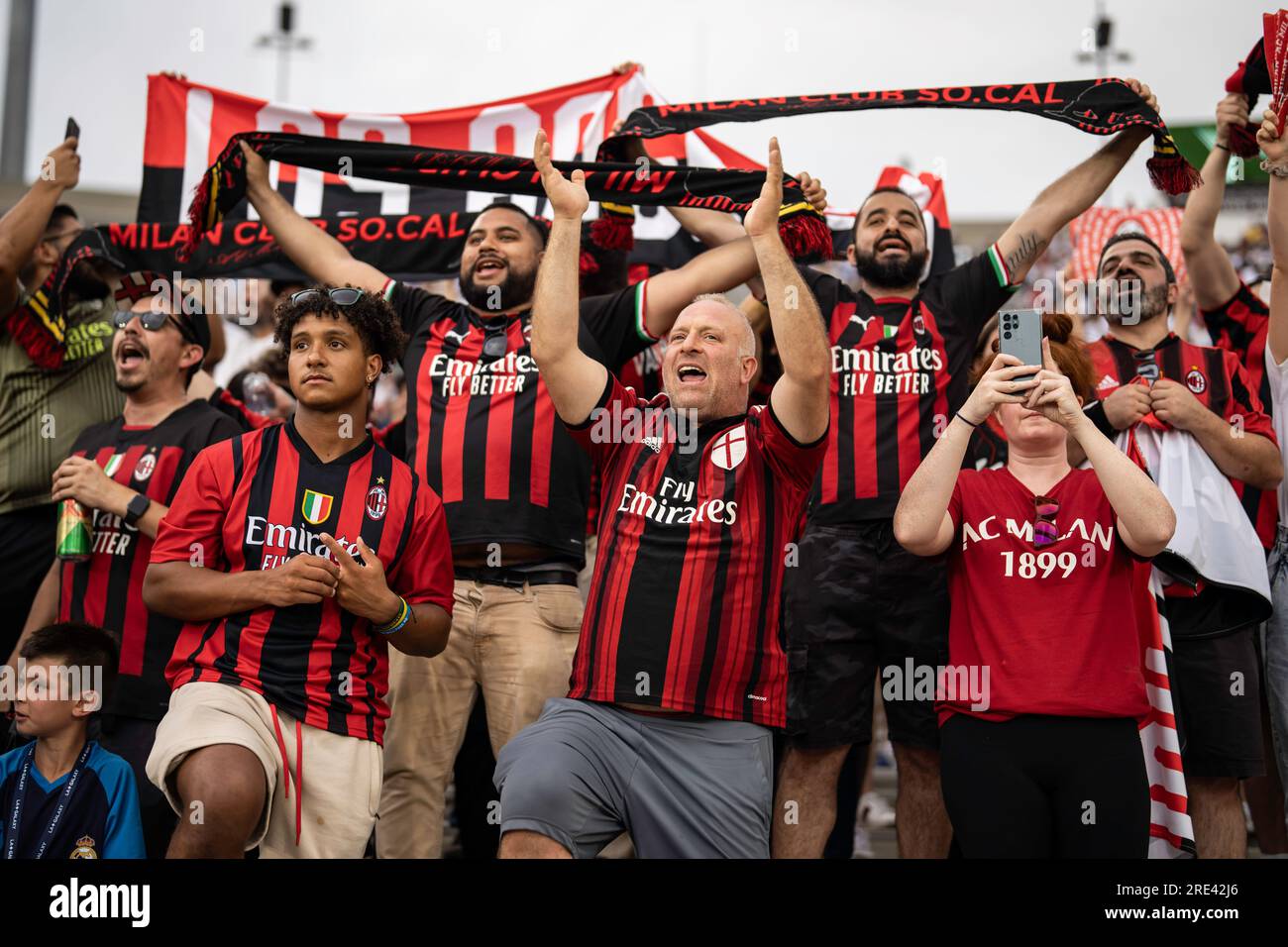 AC Milan Fans during the Soccer Champions Tour between AC Milan and ...