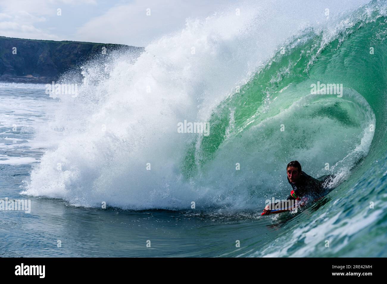 Bodyboarding cornwall hi-res stock photography and images - Alamy