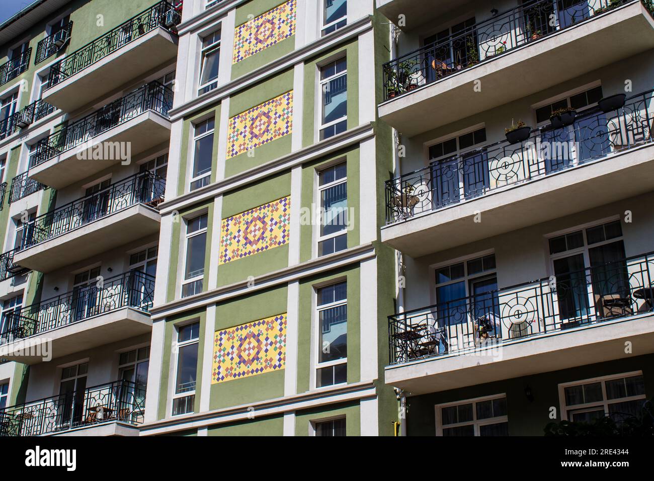 Facade of building in Kiev Vozdvizhenka, The Oligarch's Ghost Town ...