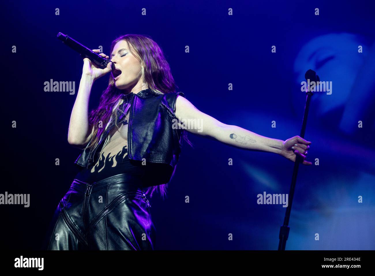 Singer - Fletcher opens for Panic! At The Disco at The O2 Arena on ...