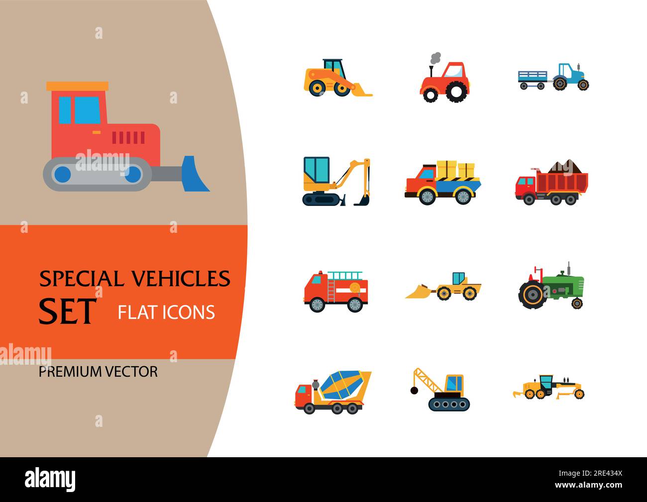 Caterpillar vehicles Stock Vector Images - Alamy