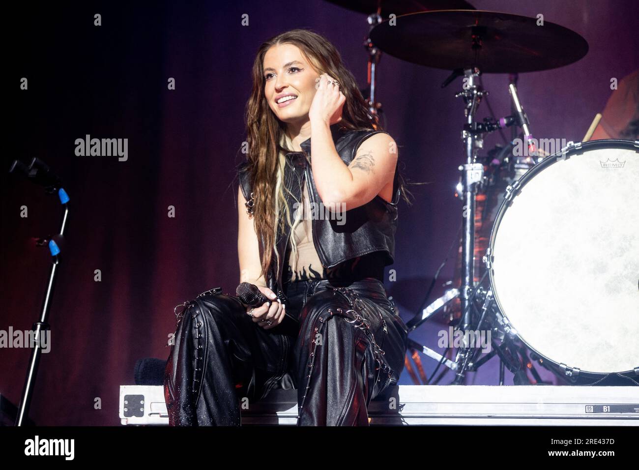 Singer - Fletcher opens for Panic! At The Disco at The O2 Arena on ...