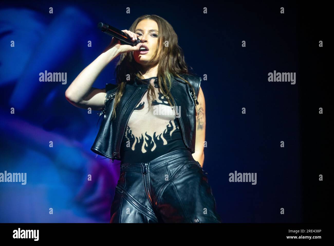 Singer - Fletcher opens for Panic! At The Disco at The O2 Arena on ...