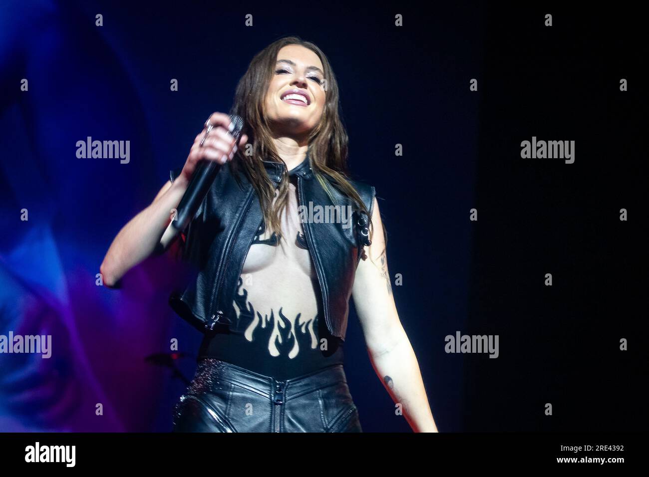 Singer - Fletcher opens for Panic! At The Disco at The O2 Arena on ...