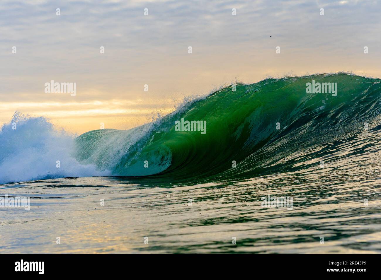 Cornwall Big Wave Surfing Stock Photo - Alamy