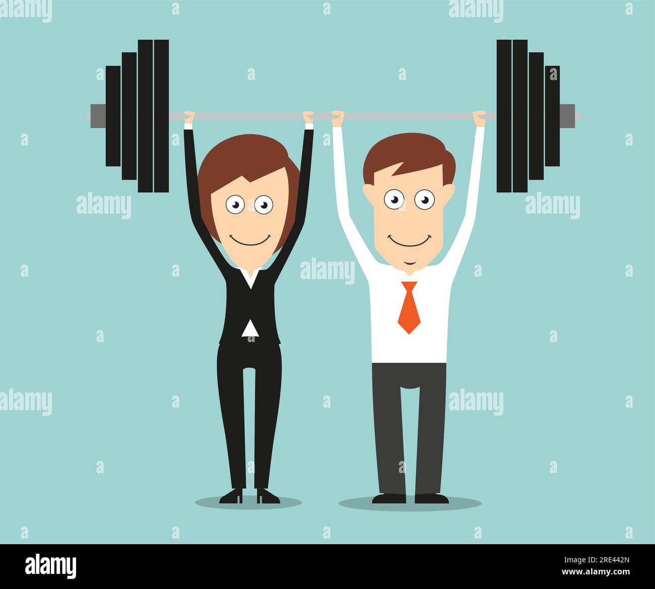 Business suit workout Stock Vector Images - Alamy
