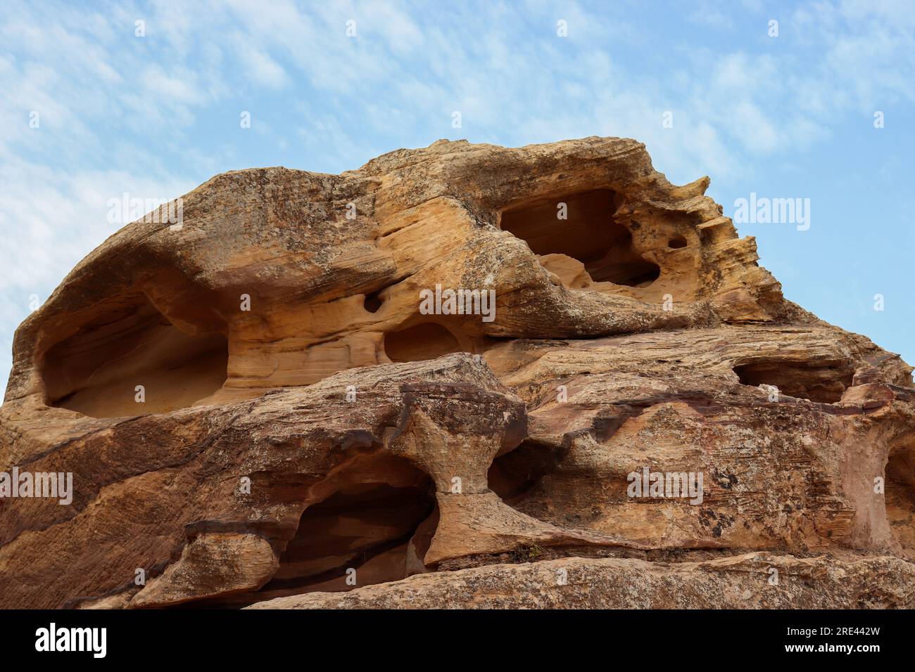 Strange rock formations in the mountains Stock Photo - Alamy