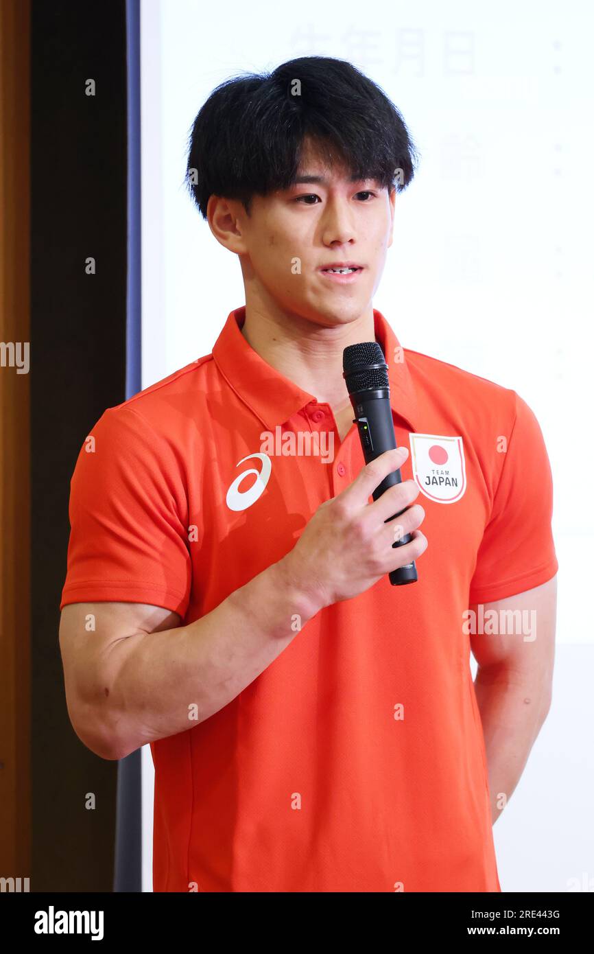 Daiki Hashimoto (JPN), JULY 25, 2023 : TEAM JAPAN departure ceremony for chengdu 2021 FISU World ...